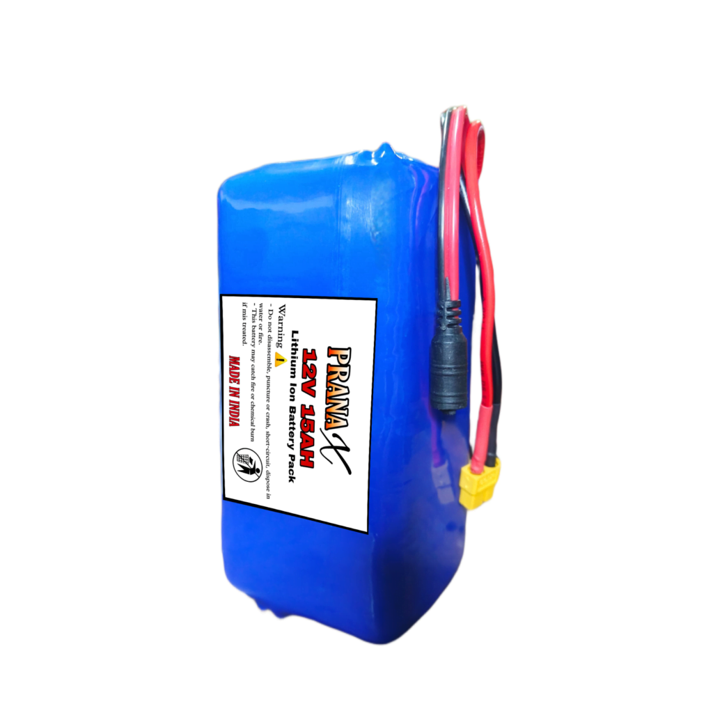 12V 15AH Rechargeable Lithium Ion Battery Pack For Multipurposes - Pranax